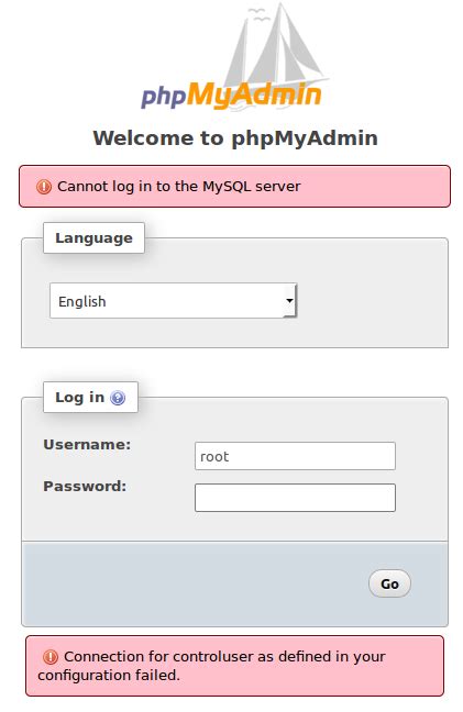 phpmyadmin are these different server etc init d mysql