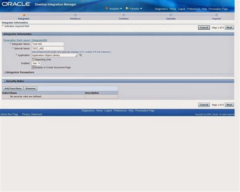 oracle web adi creating a custom integrator oracle ebusiness suite