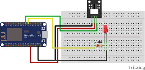 simple led control with blynk and nodemcu esp8266 12e circuit images