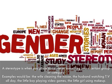 gender stereotypes by ben stephens