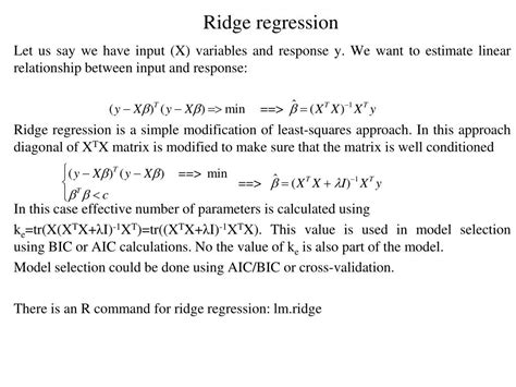 Ppt Principal Component Regression Powerpoint Presentation Free
