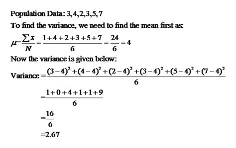 answered how to calculate variance bartleby