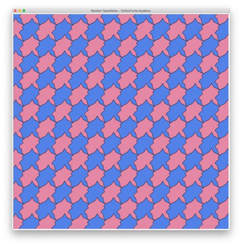 random tessellation with python turtle python and turtle