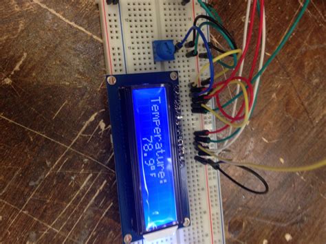 digital thermometer with arduino 4 steps instructables