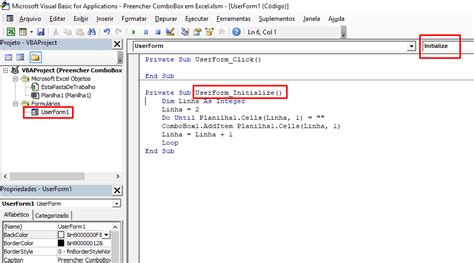 aprenda como preencher uma combobox em excel vba excel smart