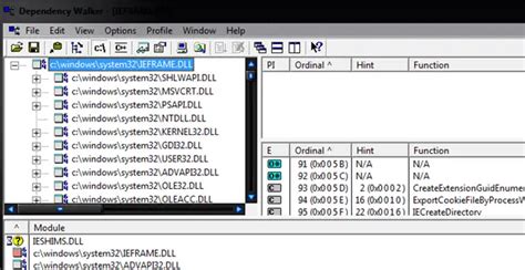 how to use dependency walker on windows systems