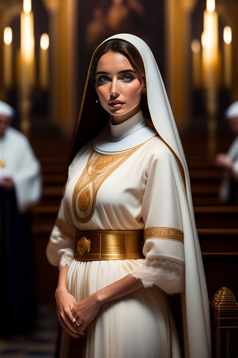 Lexica Thick Blusty Beautiful Ana De Armas As A Nun In A Catholic