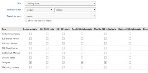 configuring design permissions kentico 11 documentation