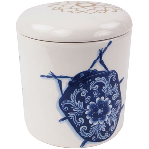 royal delft wunderkammer cookie jar bugs