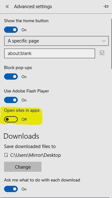 edge advanced settings solved windows 10 forums