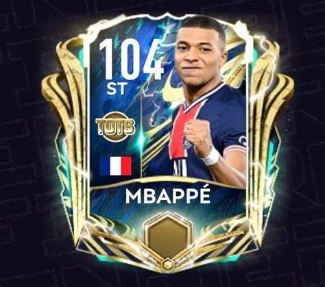 Kylian MbappÉ 104 Tots Ultimate Fifa Mobile 21 Fifa Card Fifa