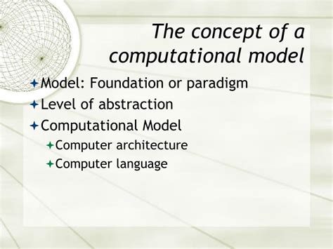 ppt computer architecture computational models powerpoint