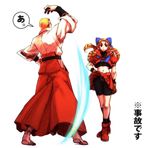 Safebooru 1girl A Bike Shorts Blonde Hair Capcom Dougi Drill Hair