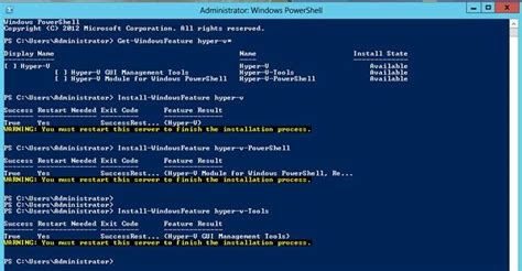 windows server 2012 powershell ile hyper v kurulumu tr tr technet