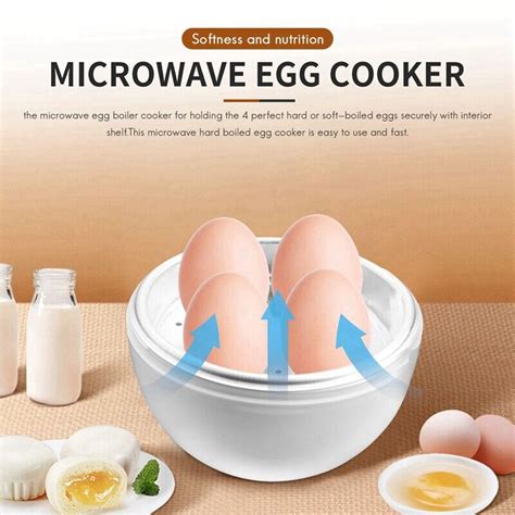 Egg Pod Microwave Egg Boiler Cooker Egg Steamer Perfectly Eggs