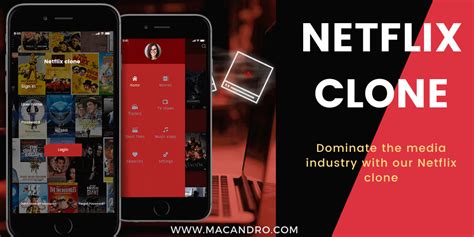 netflix clone netflix clone app development video streaming app
