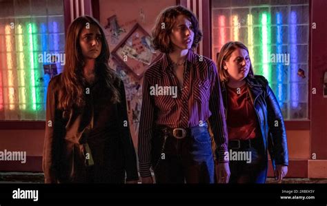 Margaret Qualley Beanie Feldstein And Geraldine Viswanathan In Drive