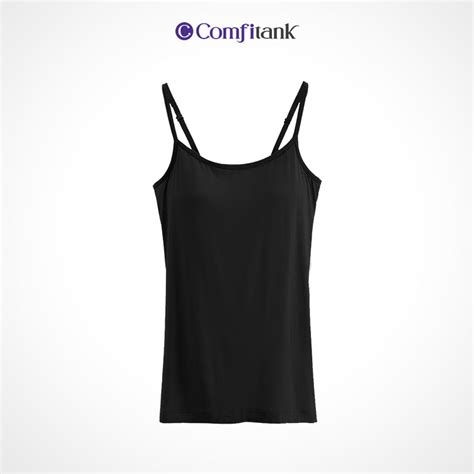 Comfitank Last Day 75 Off Women Tank Top With Built In Bra