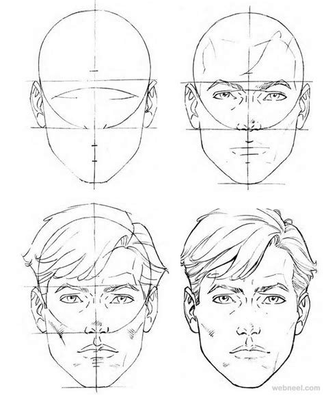 How To Draw A Face 25 Step By Step Drawings And Video Tutorials