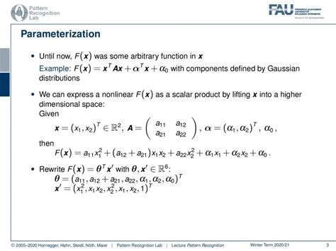lecture notes in pattern recognition episode 8 logistic regression