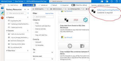 amazon s3 copy delta data from aws s3 to azure data lake
