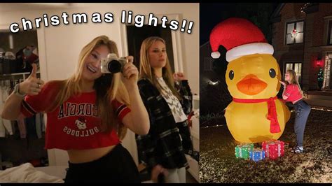 Looking At Christmas Lights With Friends Vlogmas Day 4 Youtube