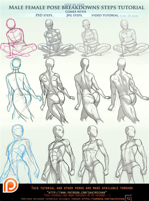 how to draw sex poses