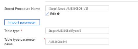 azure data factory copy data activity sql sink stored