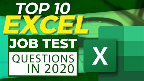 top 10 excel job test questions in 2020 practice assessment tests