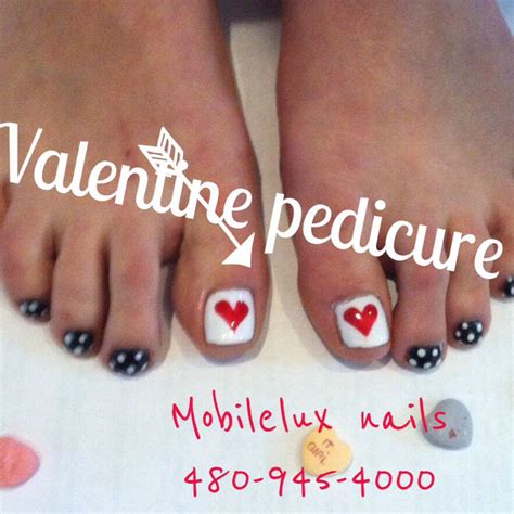 Valentines Day Pedicure Valentine Day Nail Art By Mobilelux 480 945