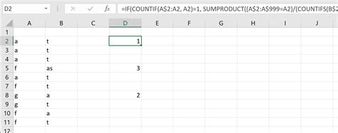 excel count unique text values based on criteria in other column