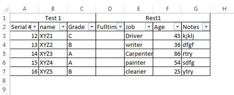 export specific row column data to new sheet based on