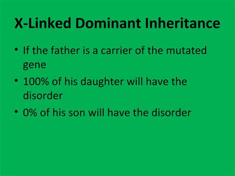 Sex Linked Inheritance Ppt