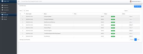 computer repair shop management system in php oop free source code