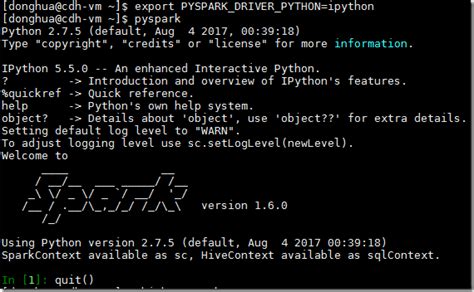 donghua s blog dbaglobe using ipython in pyspark