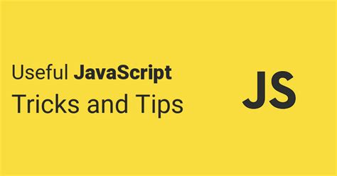 javascript tricks and tips extremely useful speedysense
