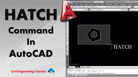 autocad 17 how to use hatch command in autocad autocad basics