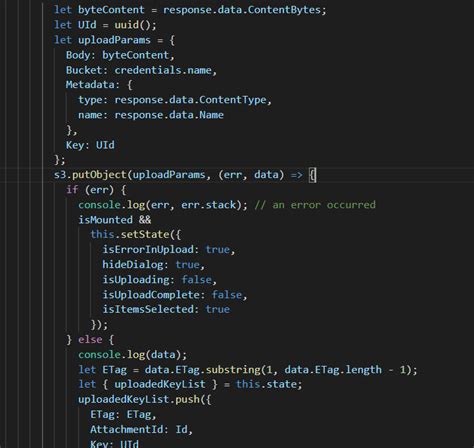 36 upload blob to s3 javascript javascript overflow