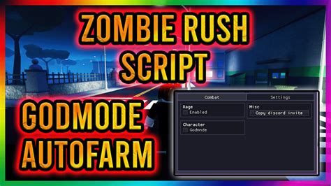 zombie rush script roblox scripts