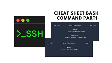 cheatsheet bash command part 1 youtube