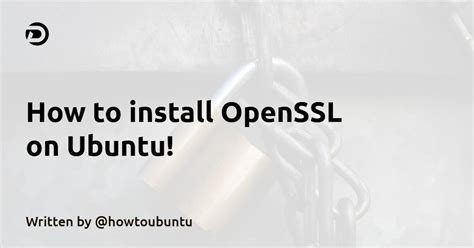 how to install openssl on ubuntu