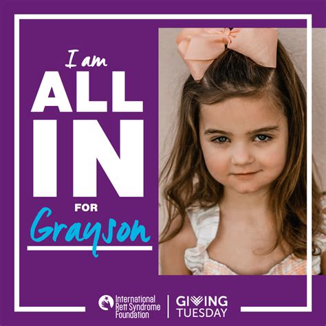 Giving Tuesday Graphic International Rett Syndrome Foundation