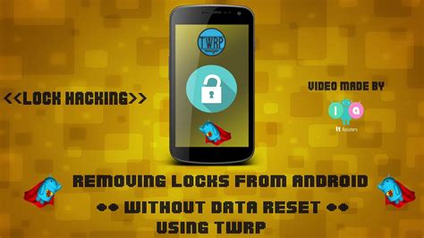 [how to] hack android pattern lock twrp method youtube