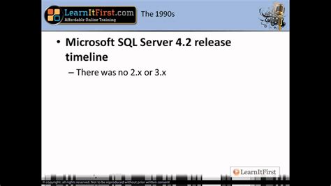 the history of sql server part 1 youtube