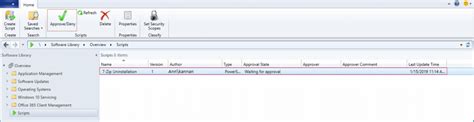 how to create a powershell script package in sccm