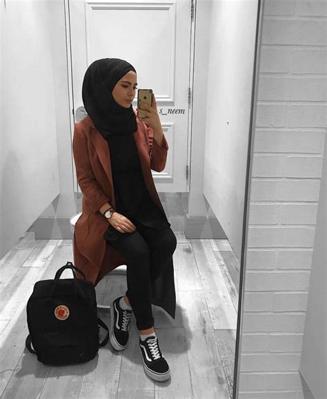 Pinterest Just4girls Hijabi Outfits Casual Street Hijab Fashion