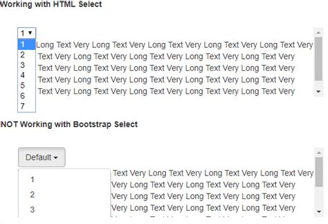 html bootstrap dropdown cut off behined scrollable