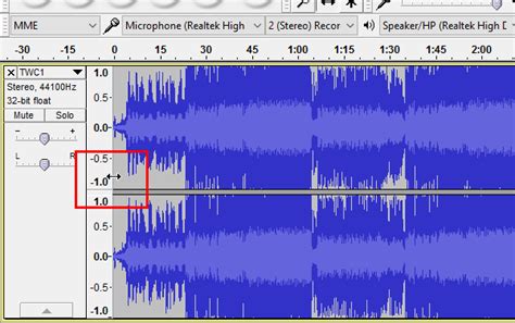 how to split and merge audio files using audacity in windows