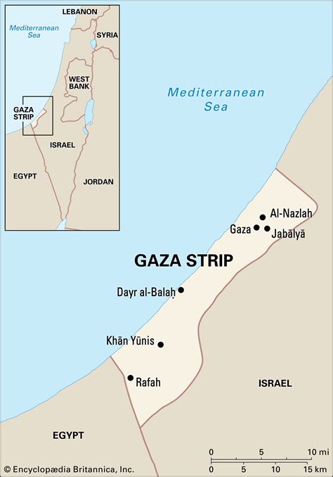 Gaza Strip Definition History Facts And Map Britannica
