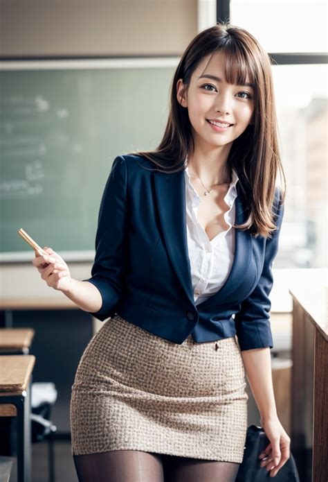 女教師の彼女 Chichi Pui（ちちぷい）aiグラビア・aiフォト専用の投稿＆生成サイト